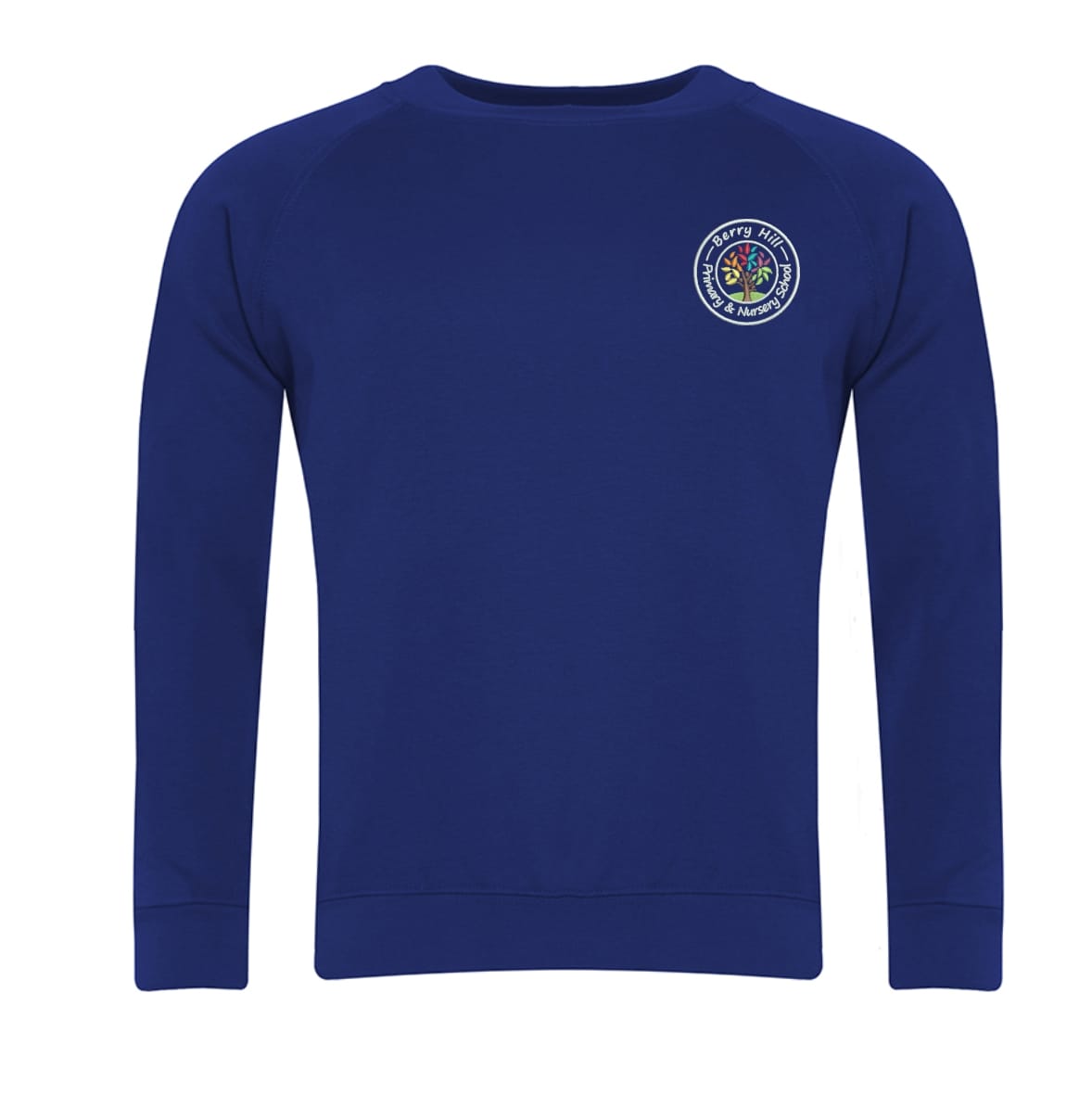 Berry Hill Crew Sweatshirt W Logo Schoolwear Solutions berry-hill-crew-sweatshirt-w-logo-schoolwear-solutions