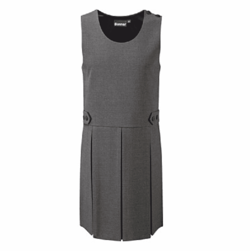Nottingham High School Grey Tenby Pinafore - Schoolwear Solutions